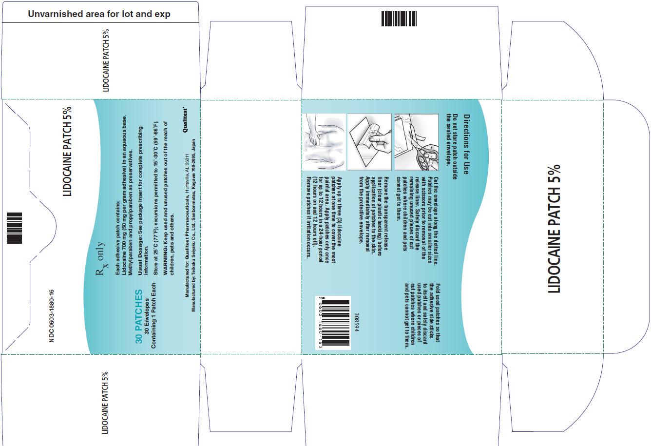 Lidocaine Patch 5% (Lidoderm)